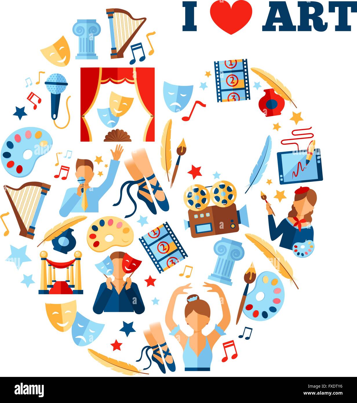 Art Concept Illustration Stock Vector Image & Art - Alamy