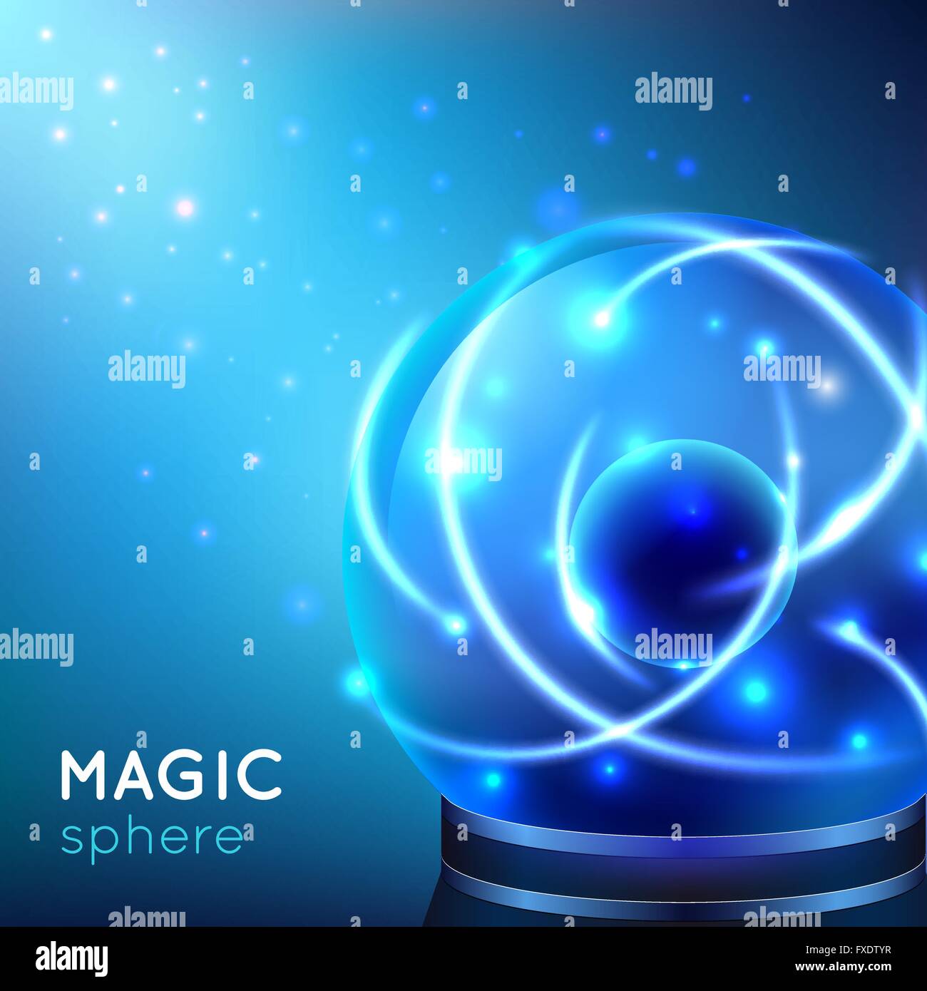 Magic Sphere Illustration Stock Vector Image & Art - Alamy