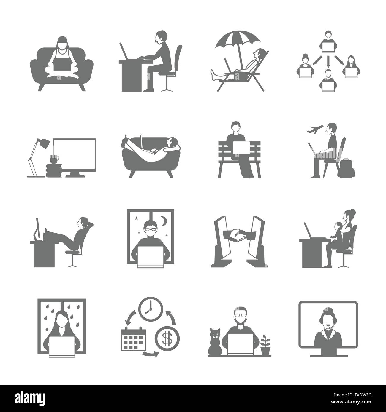 Web remote Stock Vector Images - Alamy