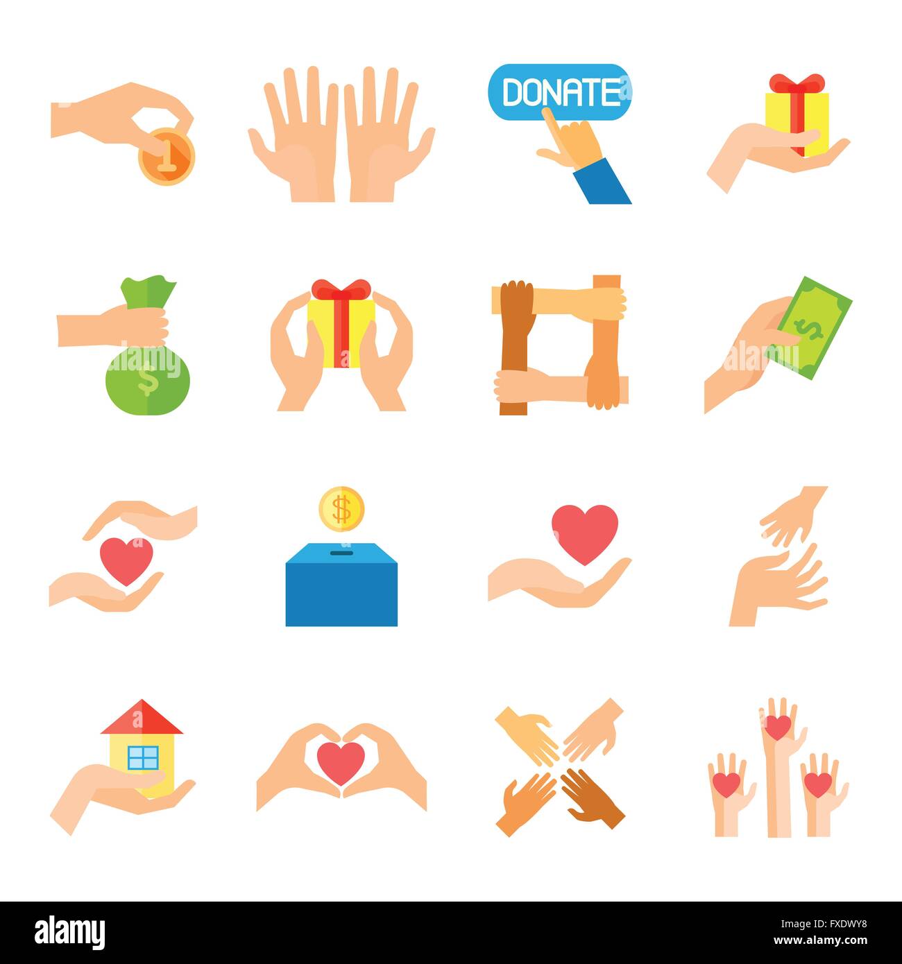 Symbol of unselfish giving Stock Vector Images - Alamy