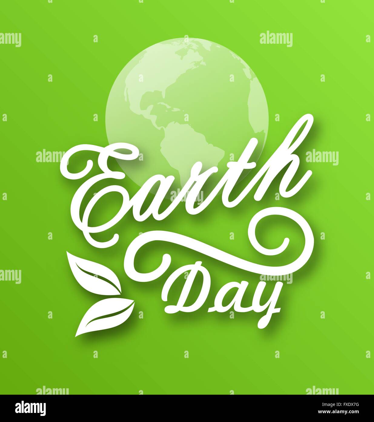 Earth Day, Words, Planets and Leaves Stock Vector Image & Art - Alamy