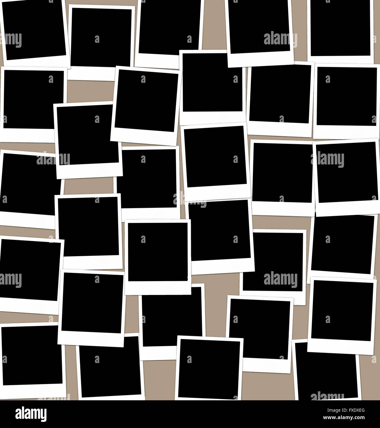 Polaroid portrait collection Stock Vector Images - Alamy