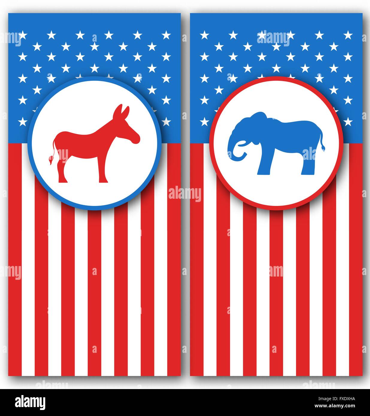 Usa political parties symbols hi-res stock photography and images - Alamy