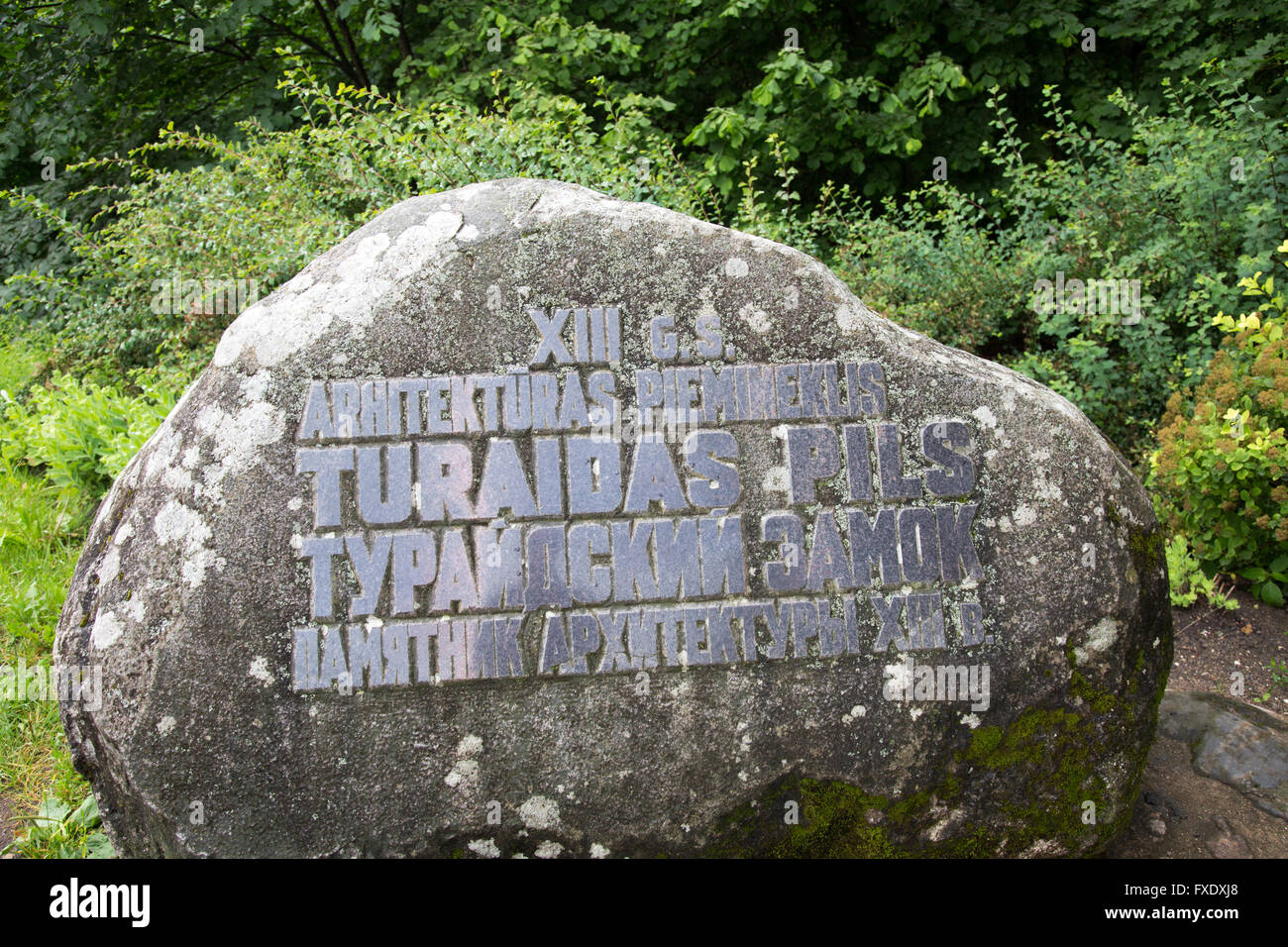 Turaidas Pils or Turaida Castle near Riga, Lativa Stock Photo - Alamy