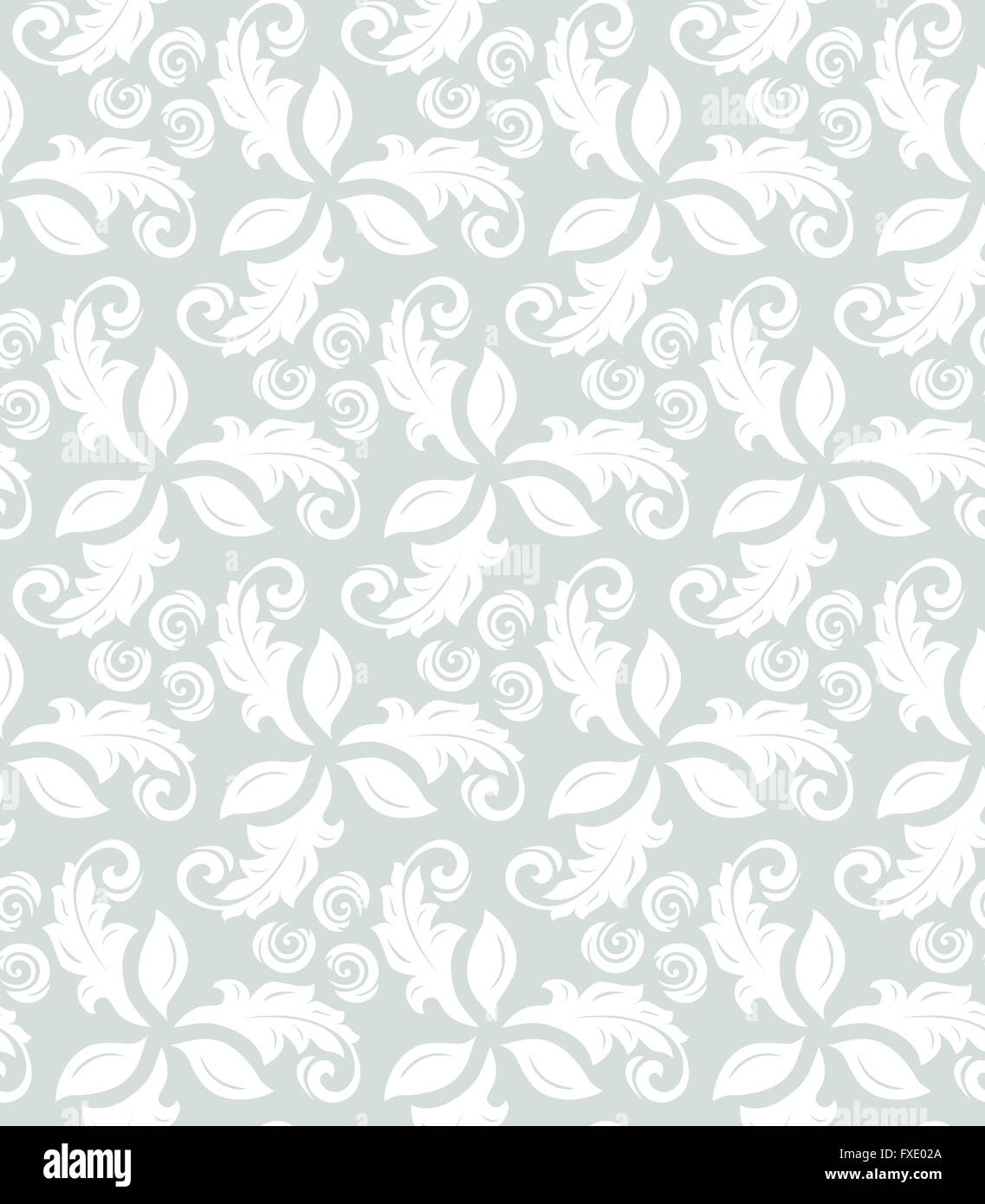 Floral Fine Seamless Pattern Stock Photo - Alamy