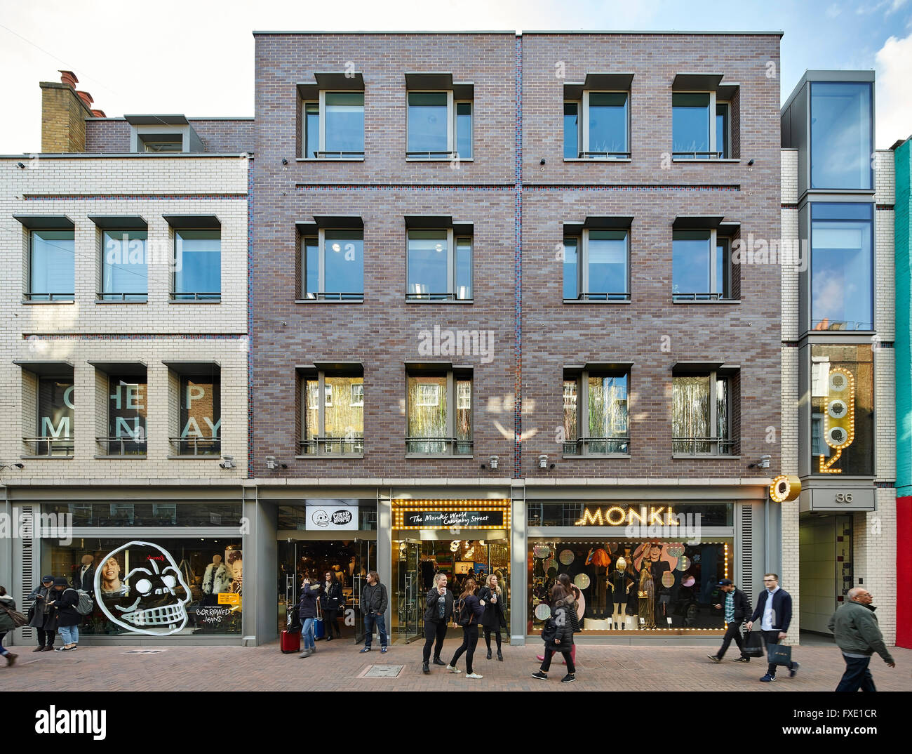 Front elevation of brick facade. 36 Carnaby Street + Carnaby Court ...