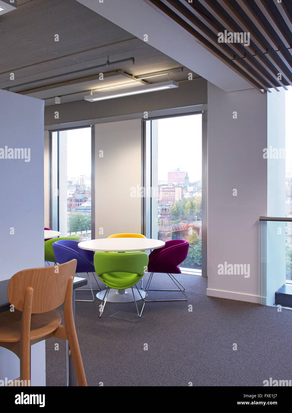 Interior view of admin area on upper level. City of Glasgow College ...