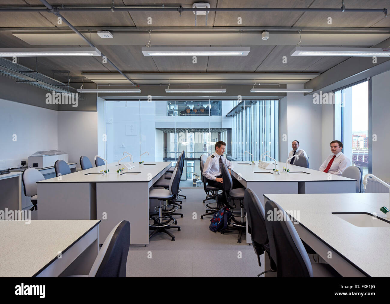 Interior view of typical classroom. City of Glasgow College - Riverside ...