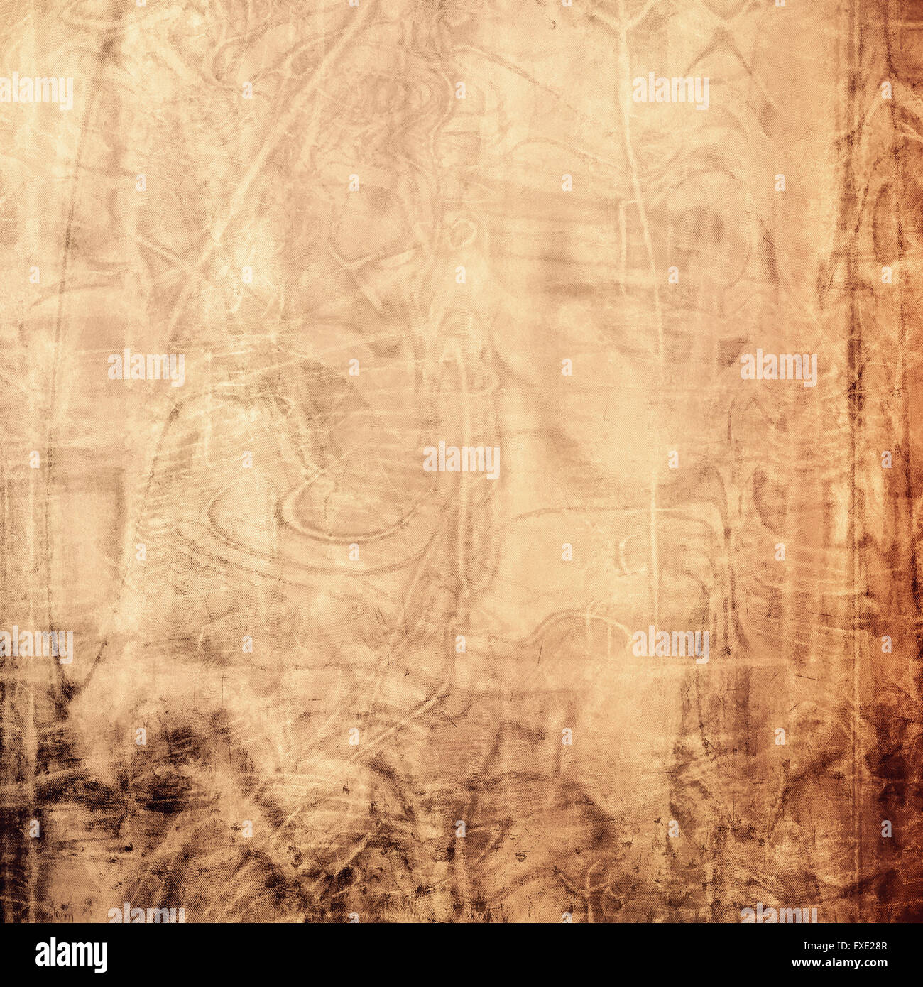 Abstract background, old vignette border frame Stock Photo - Alamy