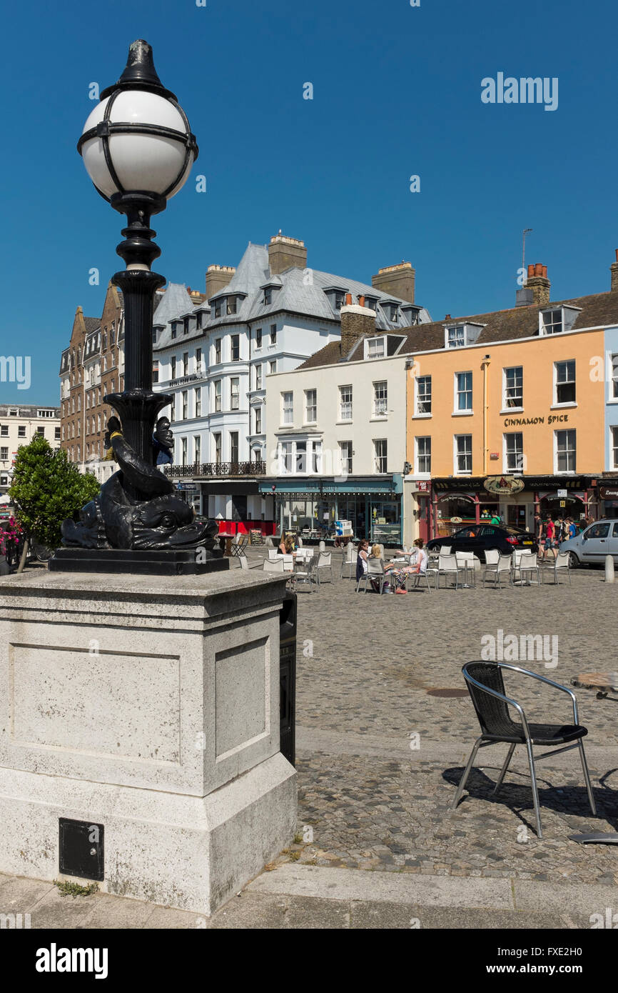Colourful buildings at the seafront of Margate, Kent, UK Stock Photo ...