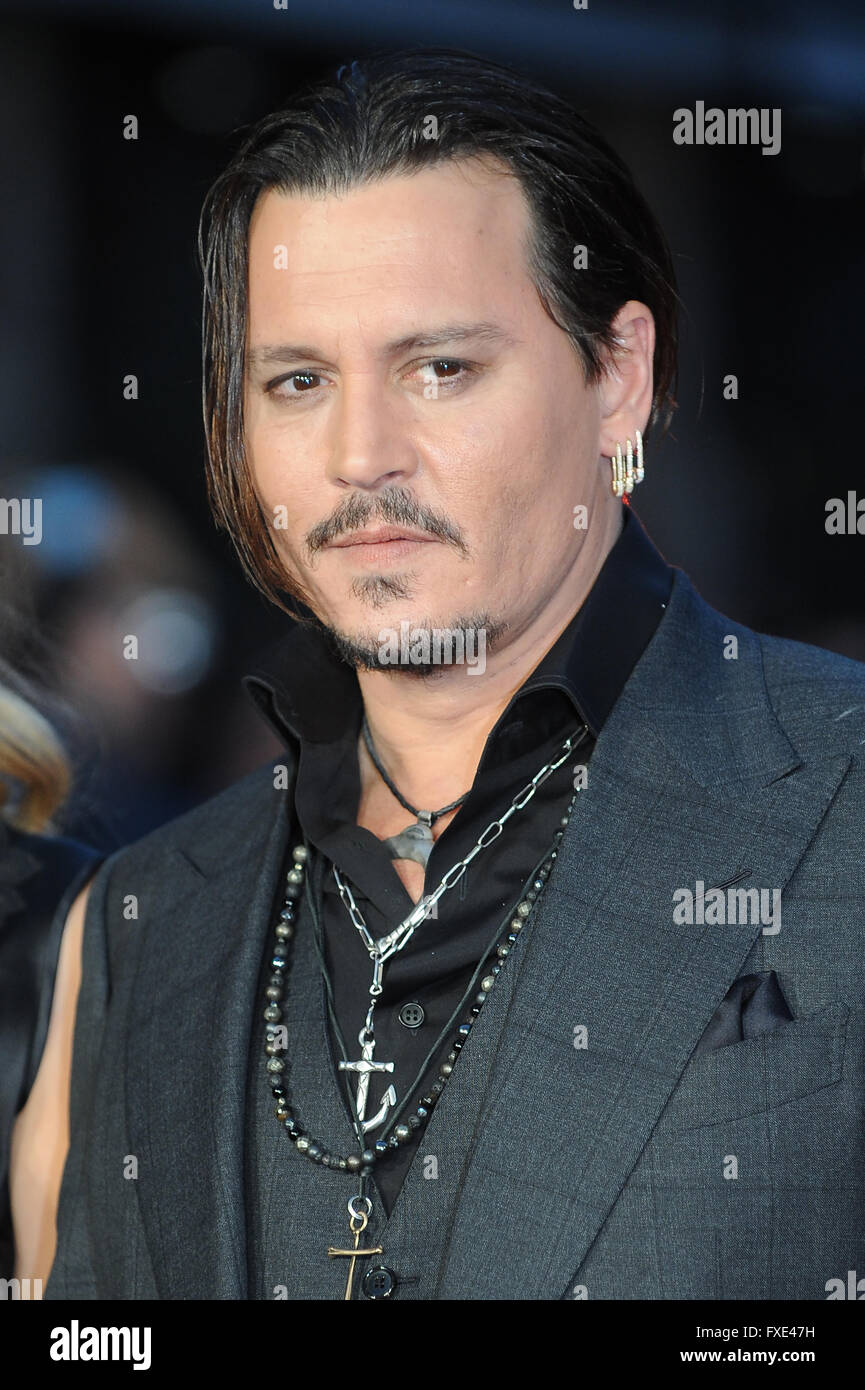 Johnny depp black mass london premiere hi-res stock photography and ...