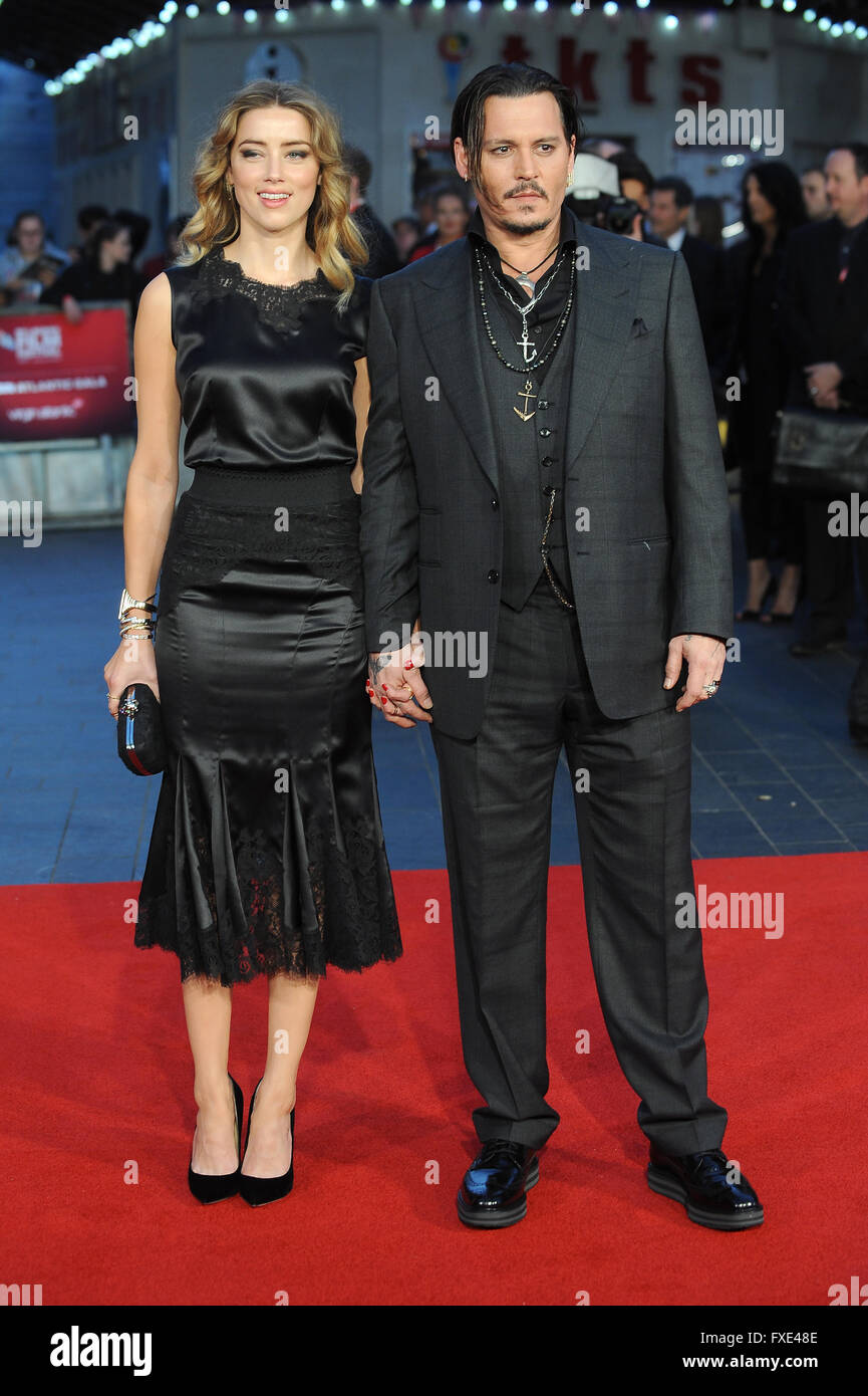 Amber heard attend hi-res stock photography and images - Alamy