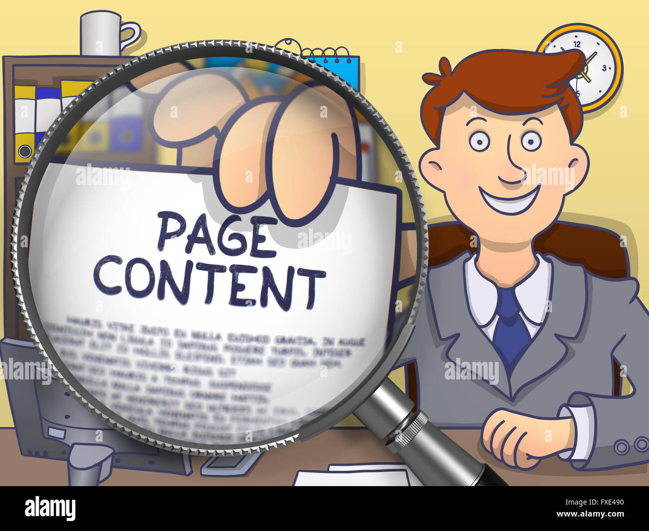 Content marketing concept doodle design hi-res stock photography and ...