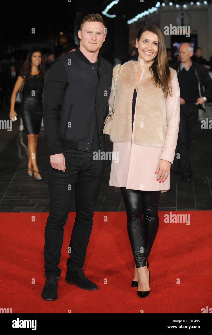 Chris Aston & Melissa Ashton attend the 59th BFI London Film Festival ...