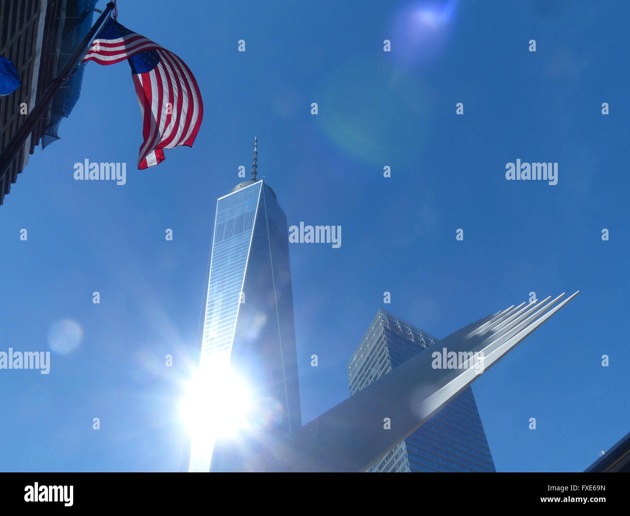 World trade center flag hi-res stock photography and images - Alamy