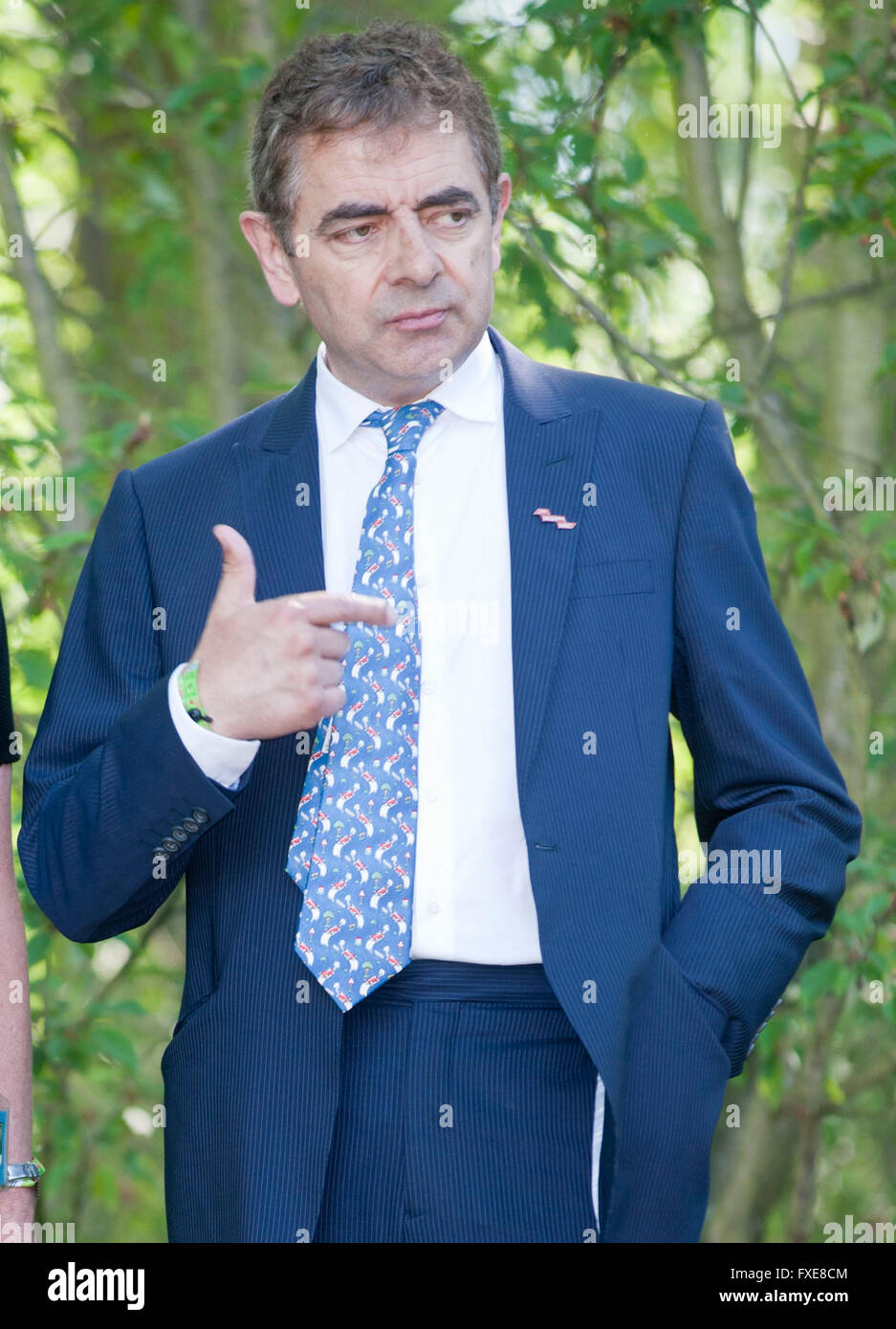 Rowan Atkinson the VIP preview day of The Chelsea Flower Show at The Royal Hospital Chelsea on ...