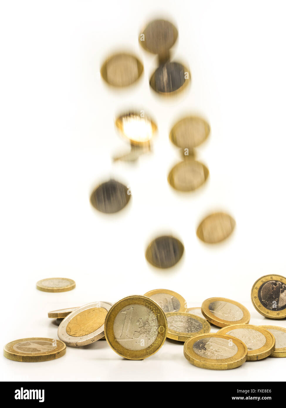 Money rain euro hi-res stock photography and images - Alamy