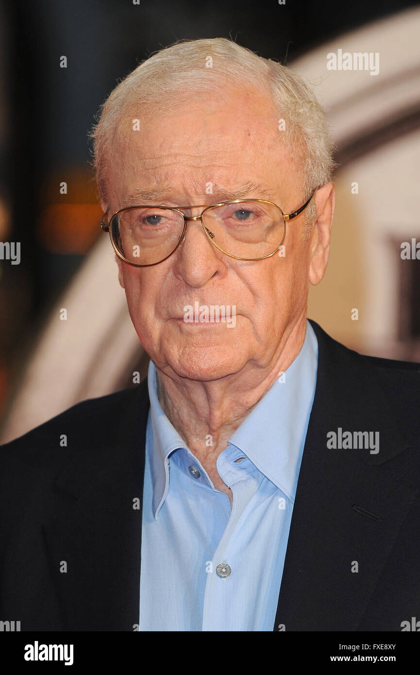 Michael Caine attends the UK Premiere of The Last Witch Hunter at ...