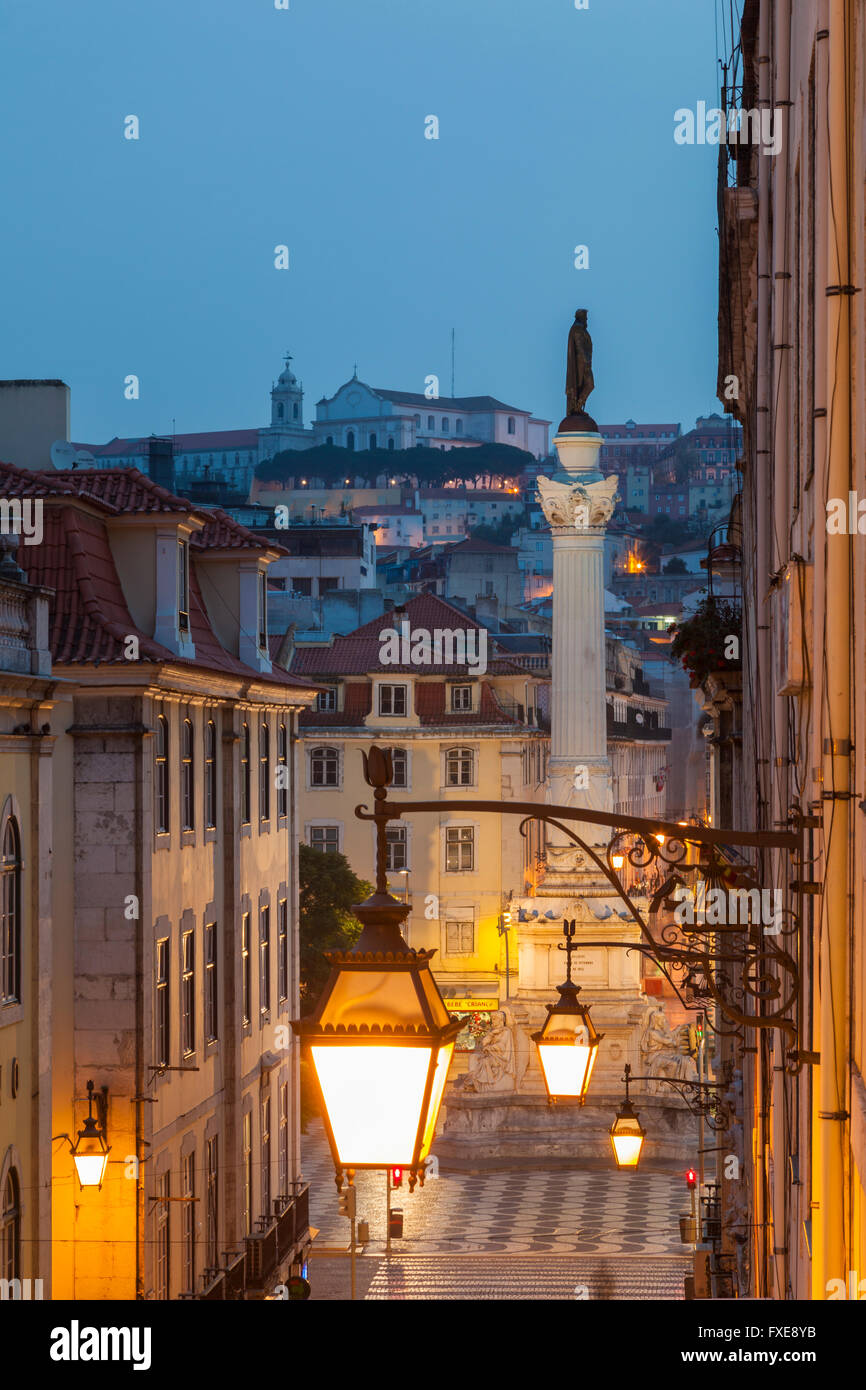 Lisbon night hi-res stock photography and images - Alamy