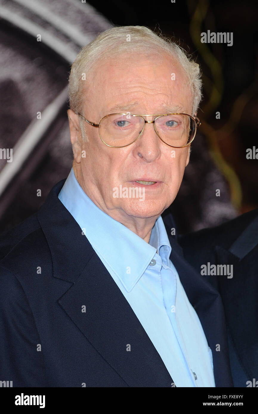Michael Caine attends the UK Premiere of The Last Witch Hunter at ...