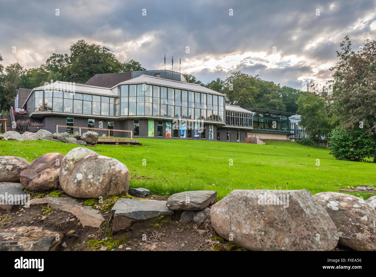 The Pitlochry festival theatre. Highland Perthshire. Scotland Stock ...