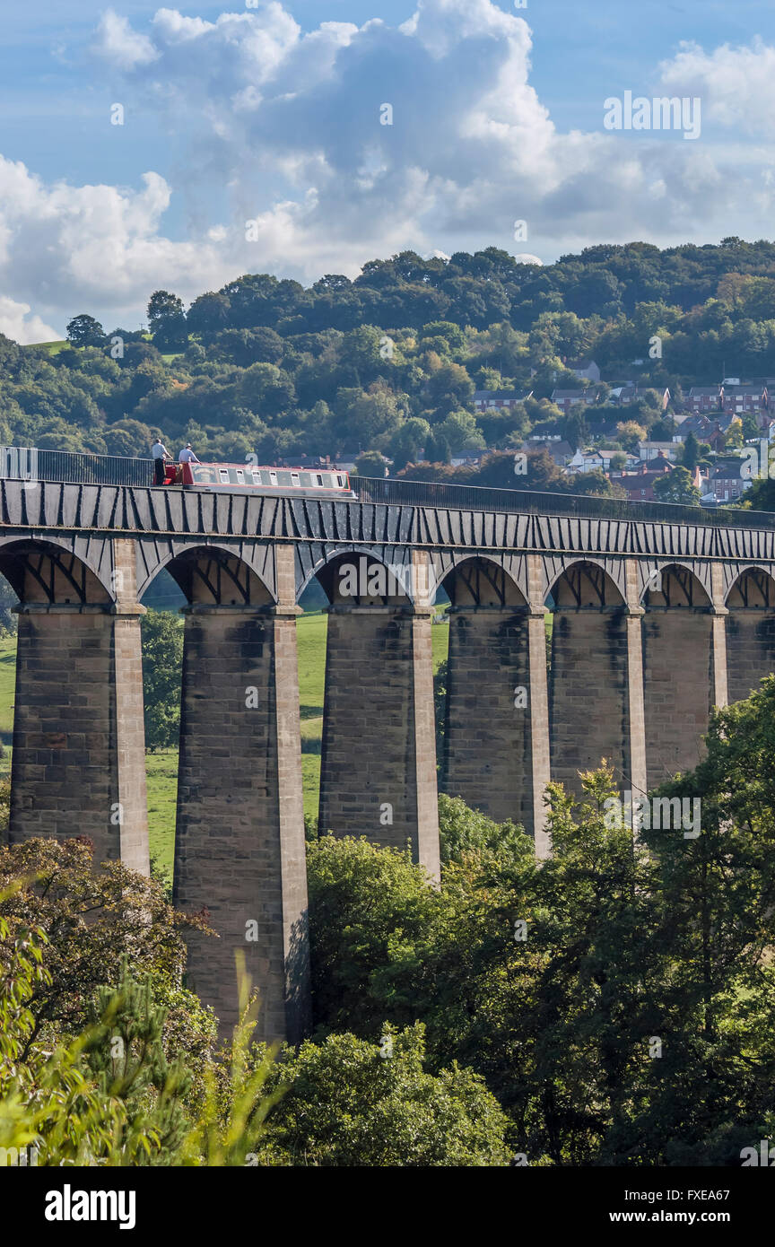 The Pontcysyllte Aqueduct is a navigable aqueduct that carries the ...