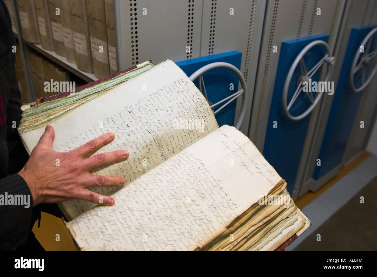 Hand written book hi-res stock photography and images - Alamy