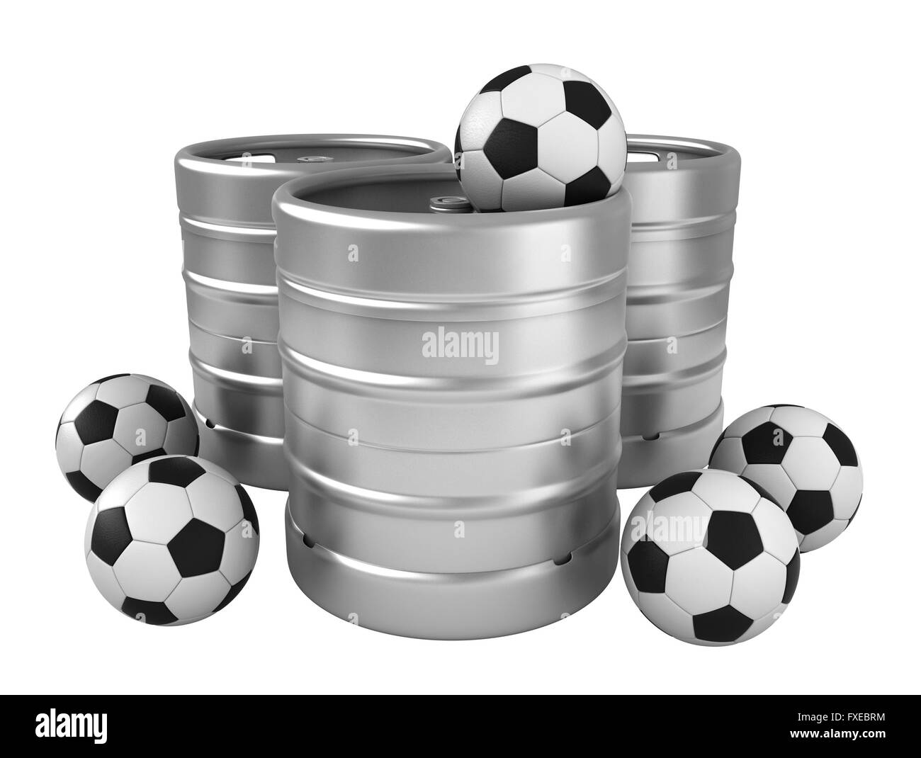 Football balls hi-res stock photography and images - Alamy