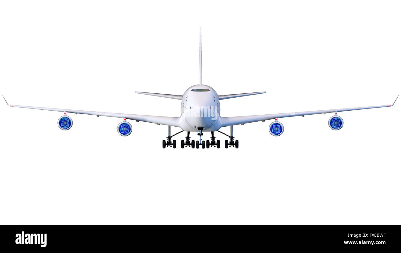 Boeing-747. travel Plane isolated air transport model Stock Photo - Alamy