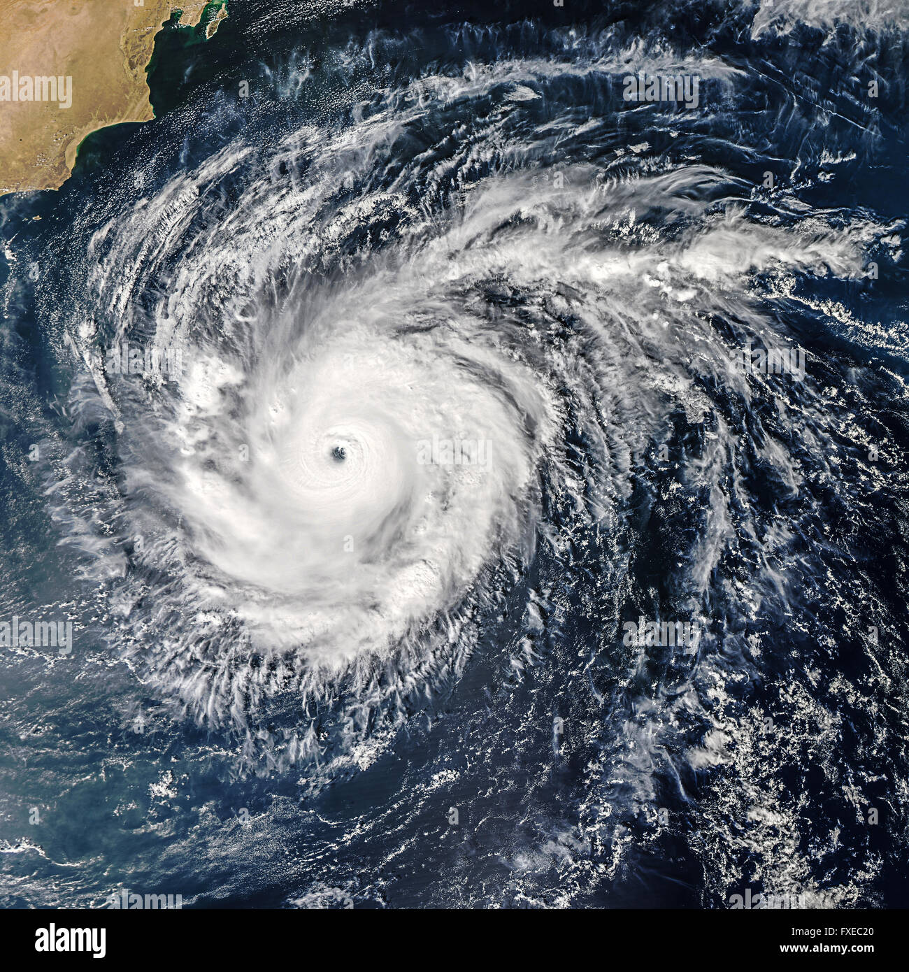 View of Global storm from space. Elements of this image furnished by ...