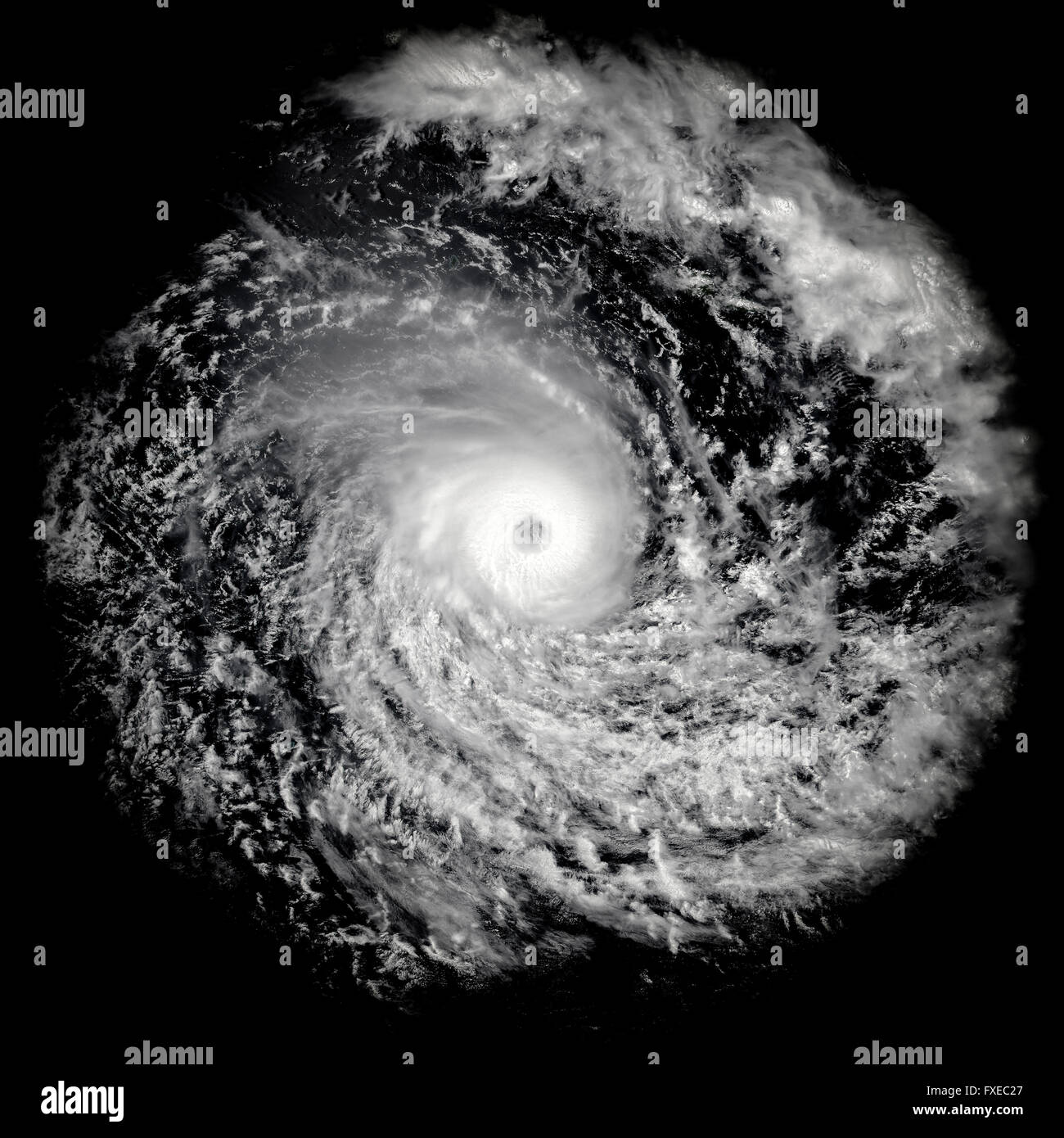 Typhoon satellite image hi-res stock photography and images - Alamy