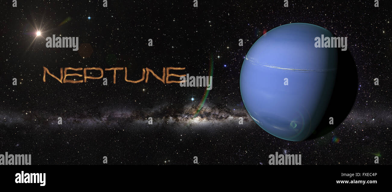 Neptune planet in space hi-res stock photography and images - Alamy