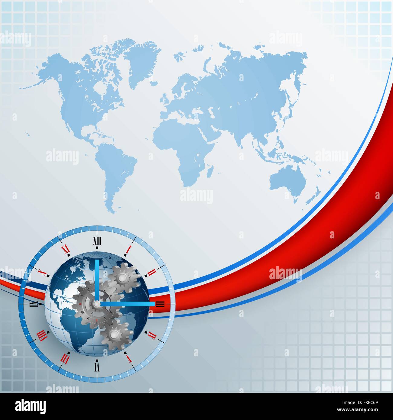 Editable world clocks Stock Vector Images - Alamy