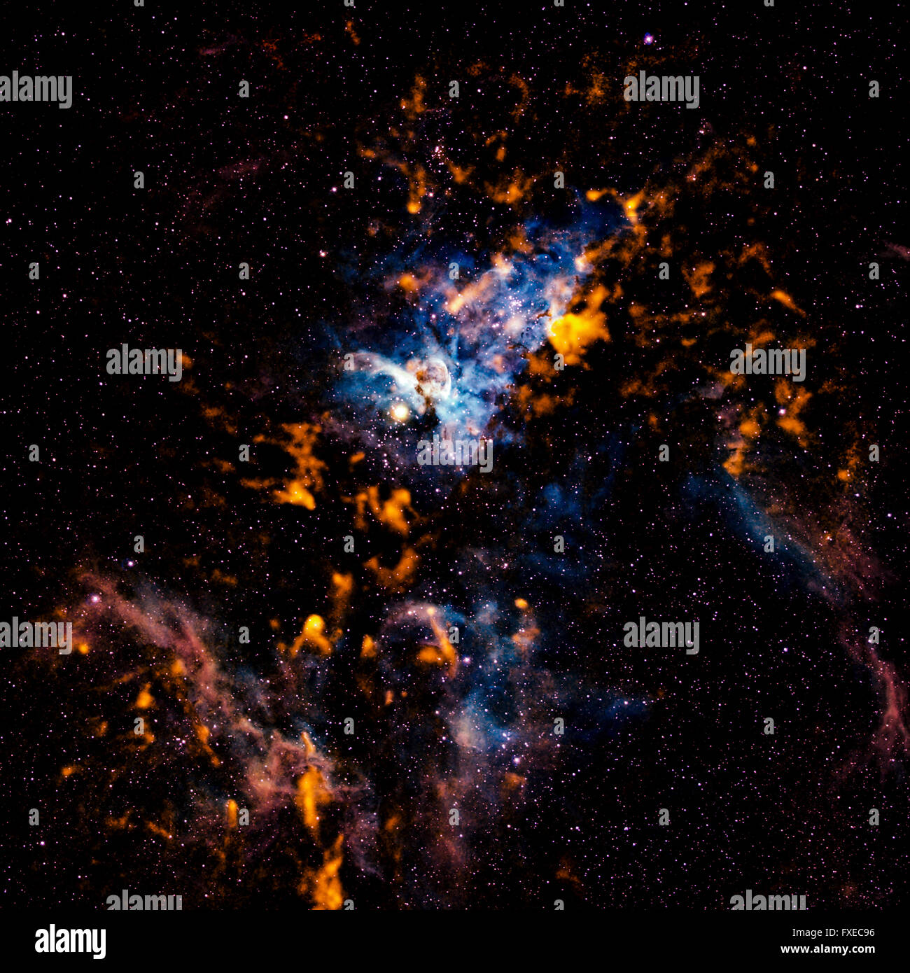Stars nebula, beautiful and colorful explosive in space Stock Photo - Alamy