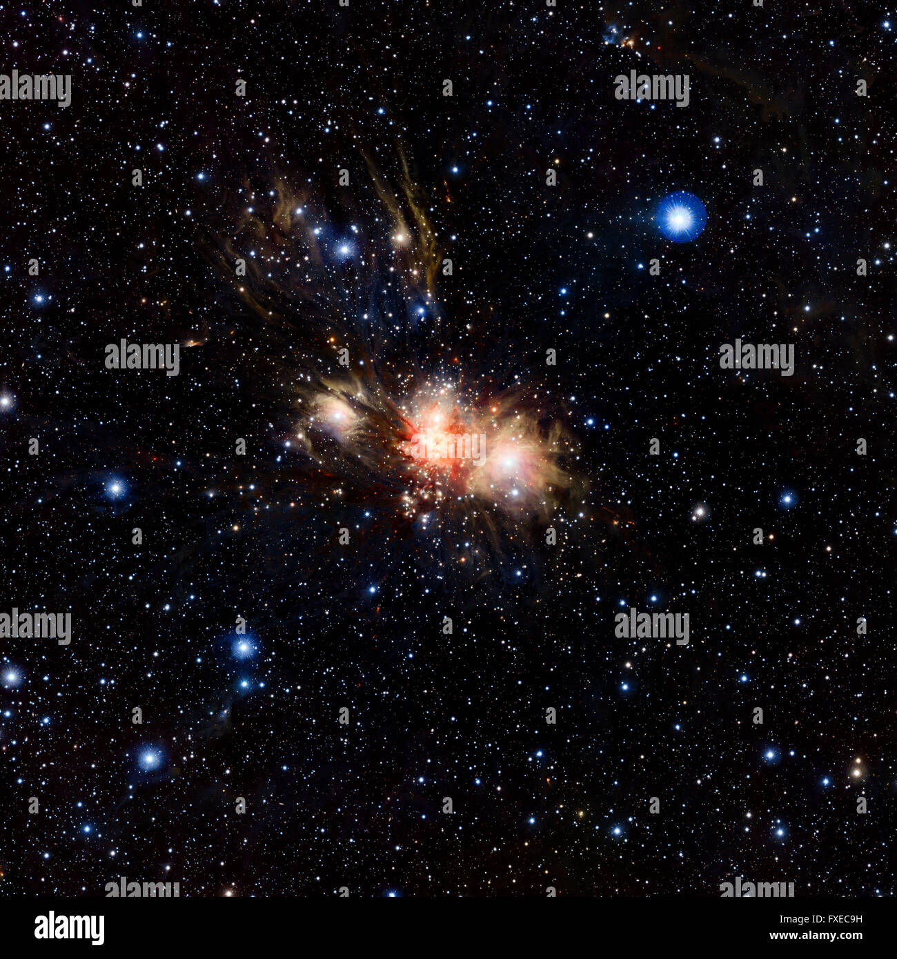 Stars nebula, beautiful and colorful explosive in space Stock Photo - Alamy