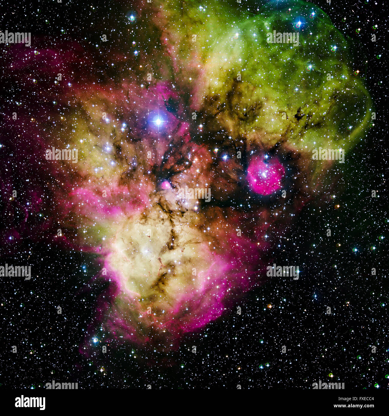 Stars nebula, beautiful and colorful explosive in space Stock Photo - Alamy
