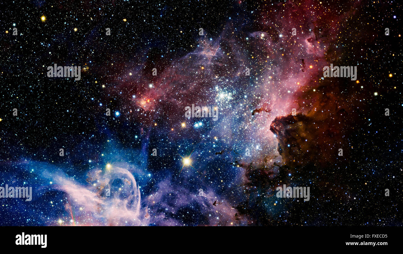 Stars nebula, beautiful and colorful explosive in space Stock Photo - Alamy