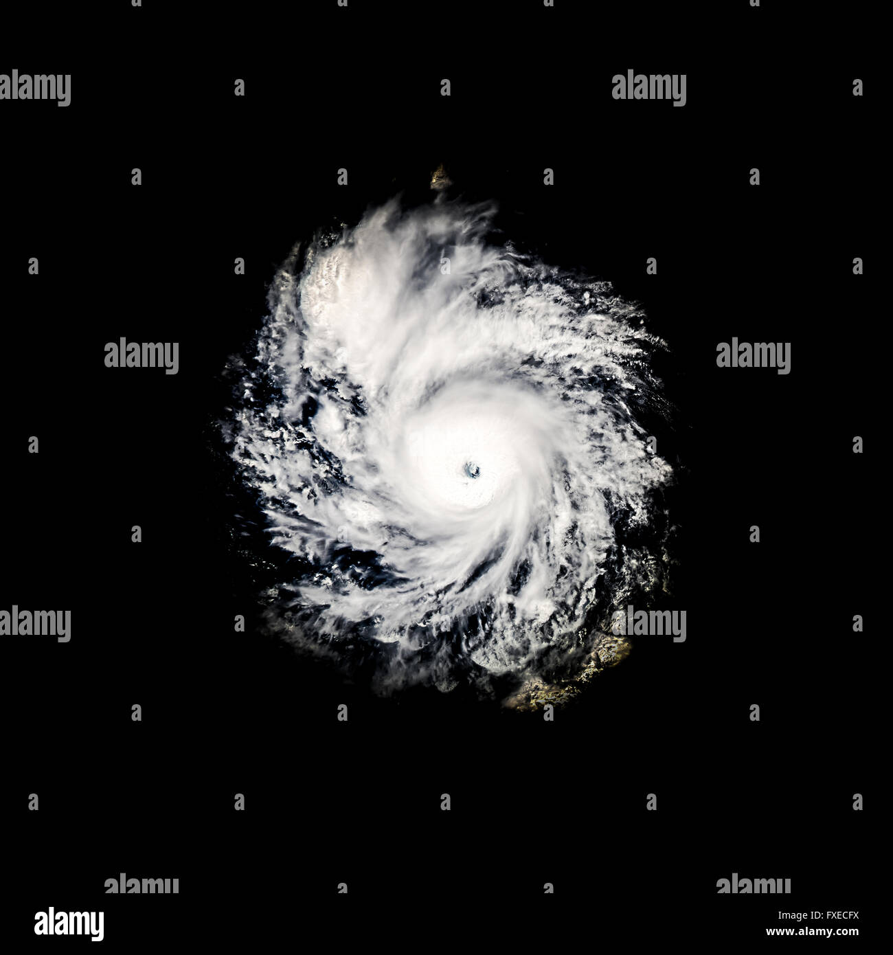Global storm isolated space vortex Stock Photo - Alamy