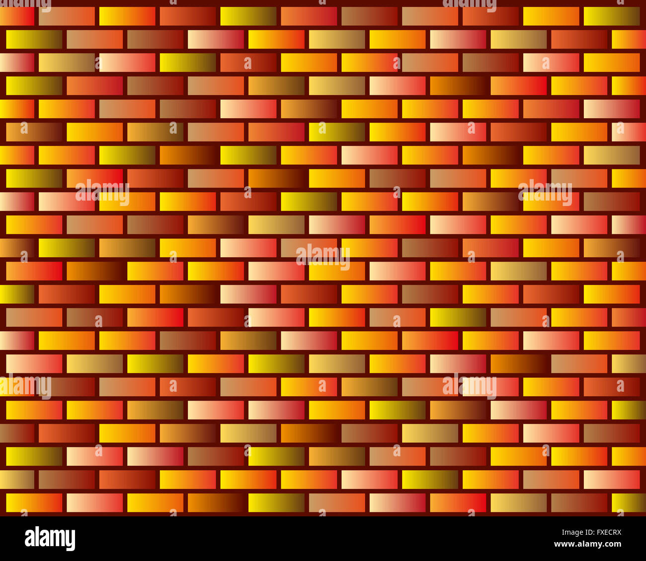 Brick Wall Background. Red Brick Texture Brick Pattern Stock Photo - Alamy