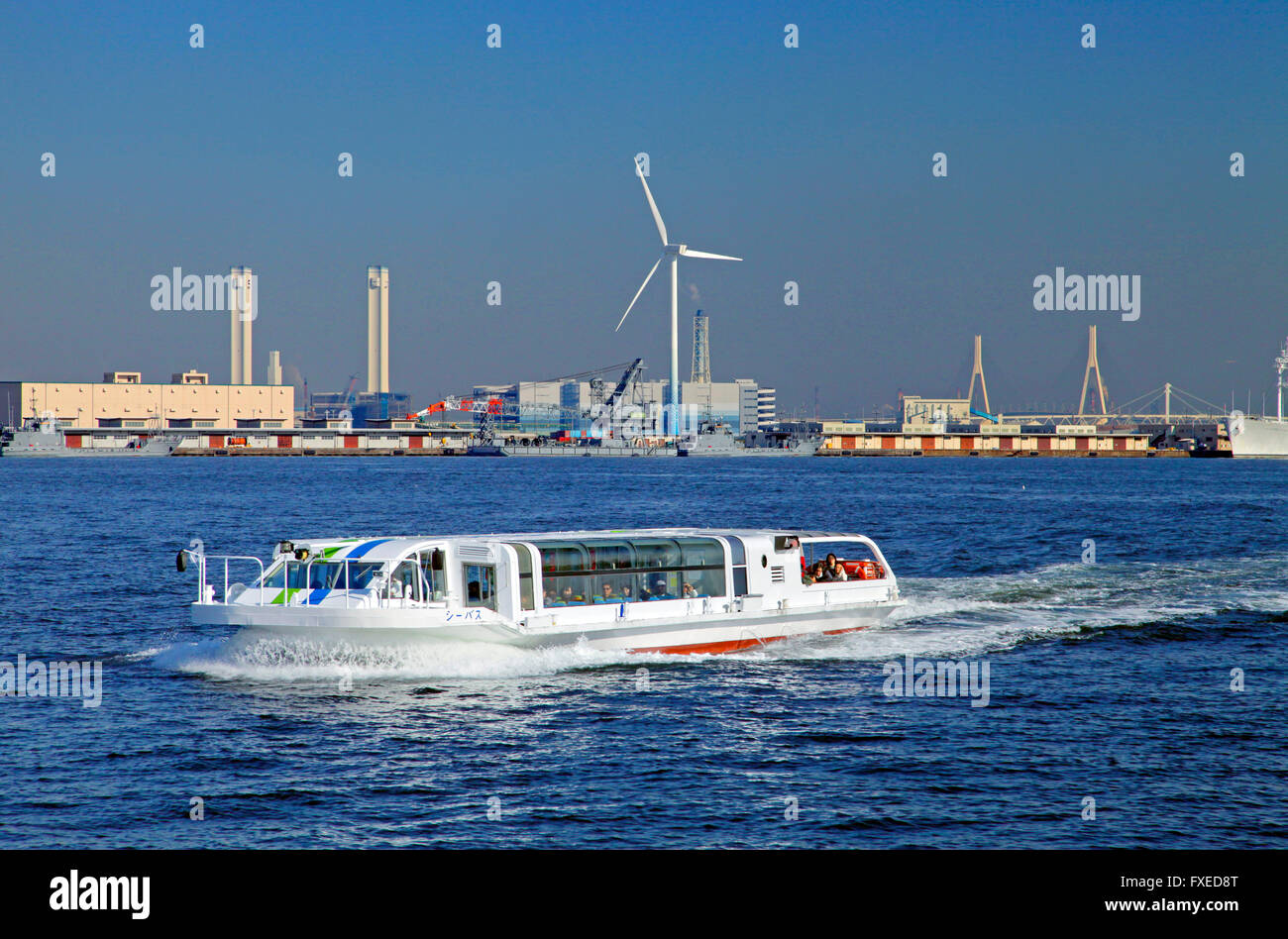 Yokohama Sea Bus Cruise Japan Stock Photo - Alamy