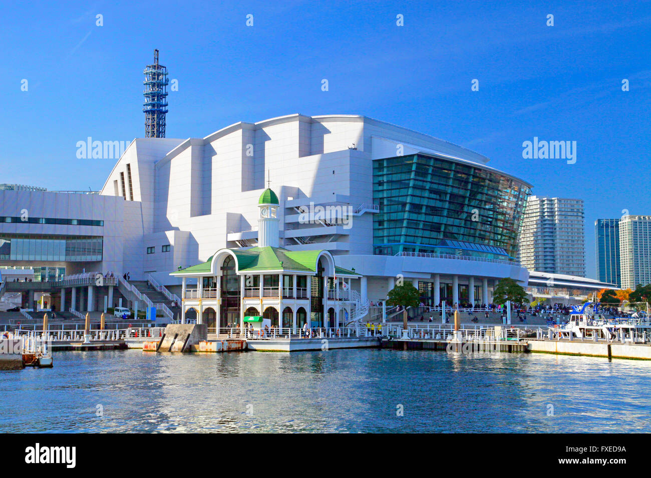 Minato-Mirai 21 Pukari Pier Yokohama Japan Stock Photo - Alamy