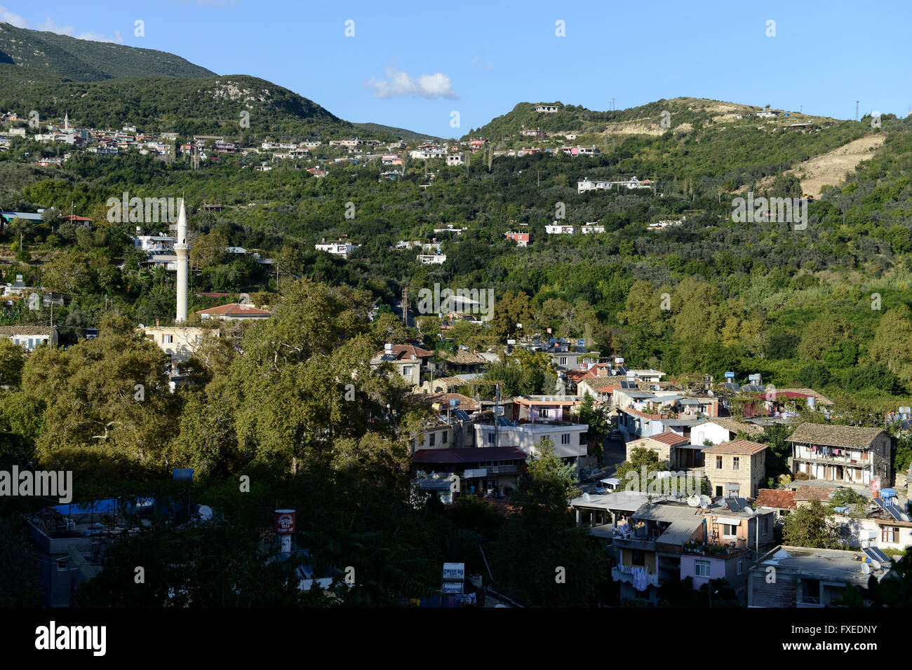 TURKEY Antakya, Musa Dagh, former armenian village Yoghonoluk, view to ...