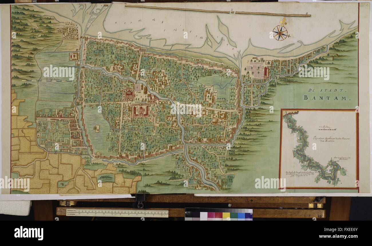 Plan von Bantam Stock Photo - Alamy