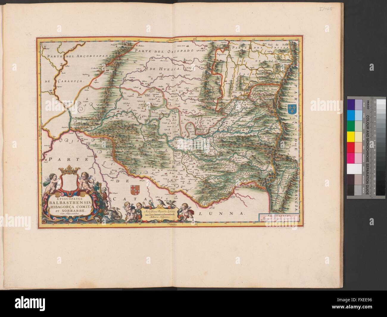 Map of barbastro hi-res stock photography and images - Alamy