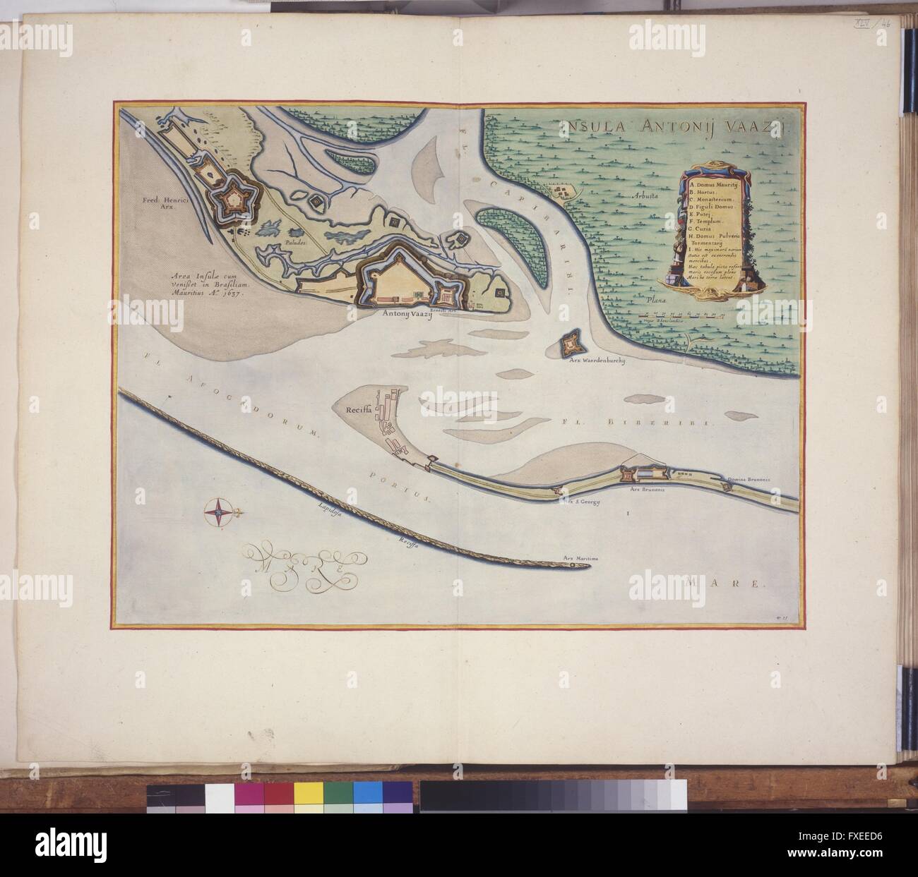 Recife map hi-res stock photography and images - Alamy