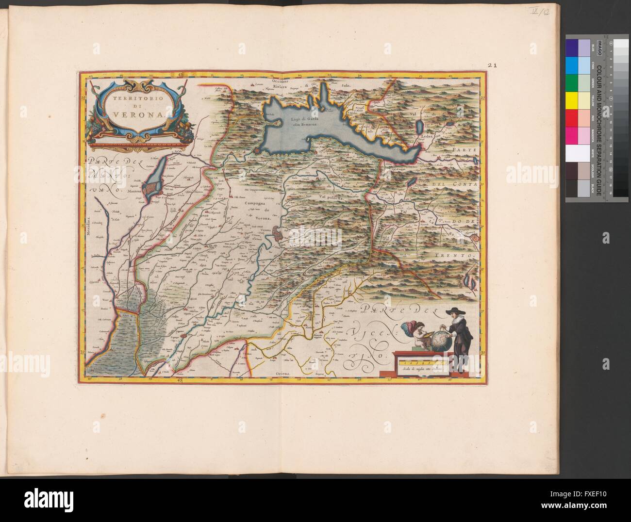 Map of verona hi-res stock photography and images - Alamy