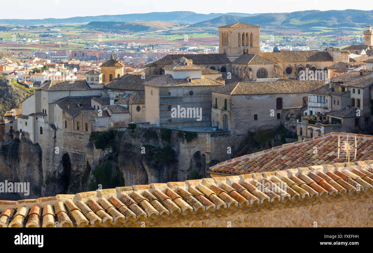 General view of the historic city of Cuenca, Spain Stock Photo - Alamy