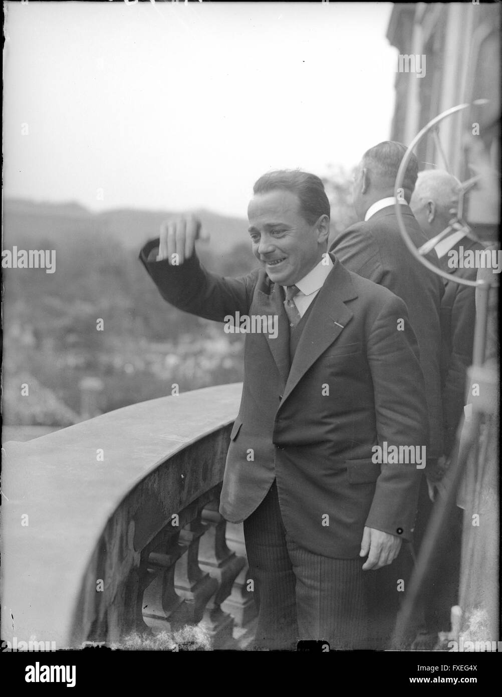 Engelbert Dollfuß bei der Abschiedsfeier der alten Deutschmeister ...