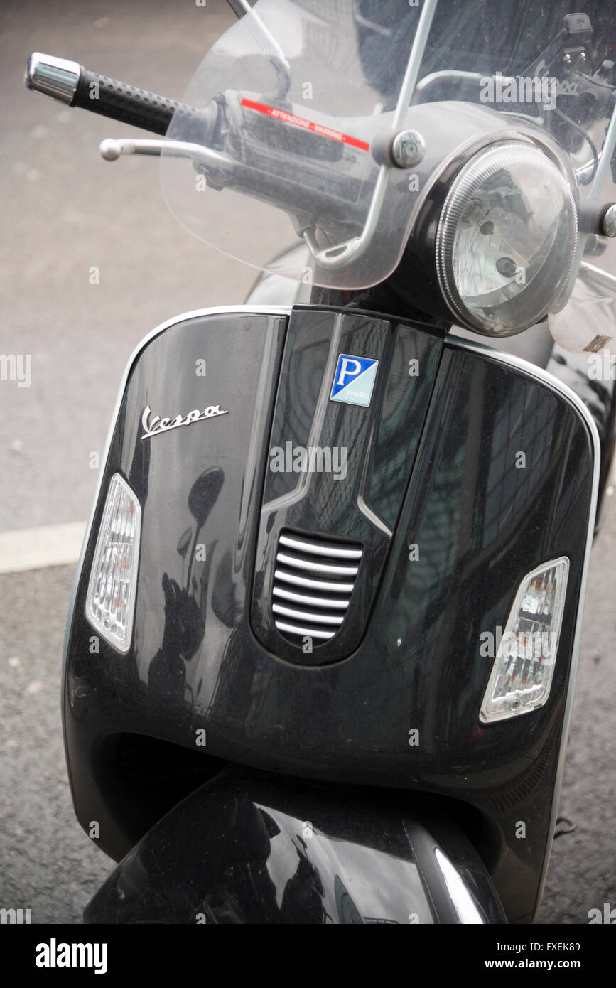 Close up of vespa bike Stock Photo - Alamy