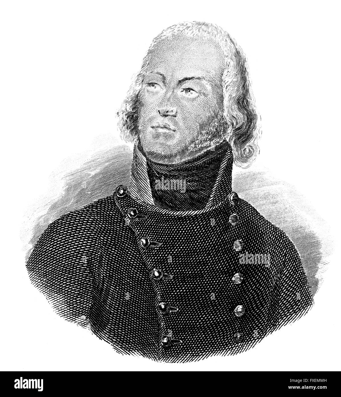 Louis Lazare Hoche, 1768-1797, a French soldier, general of the ...